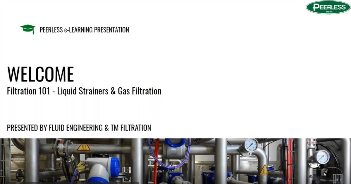 Filtration 101 - Liquid Strainers & Gas Filtration | Peerless, Inc.